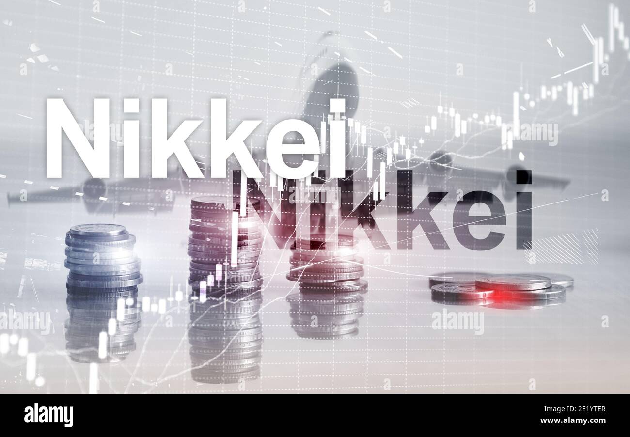 The Nikkei 225 Stock Average Index. Financial Business Economic concept ...