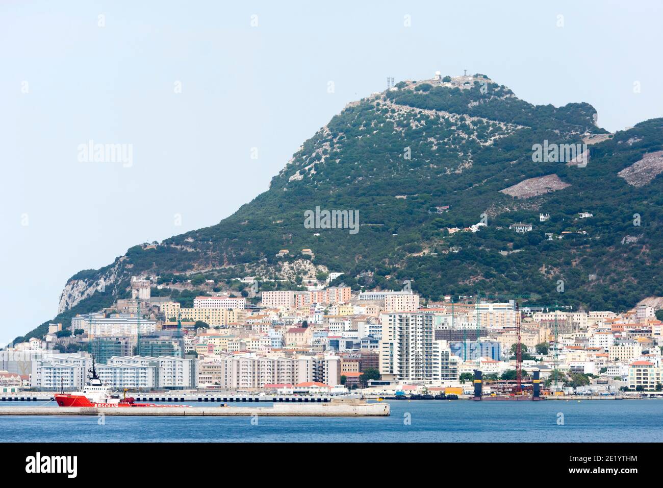 A general view of the rock of Gibraltar Stock Photo - Alamy