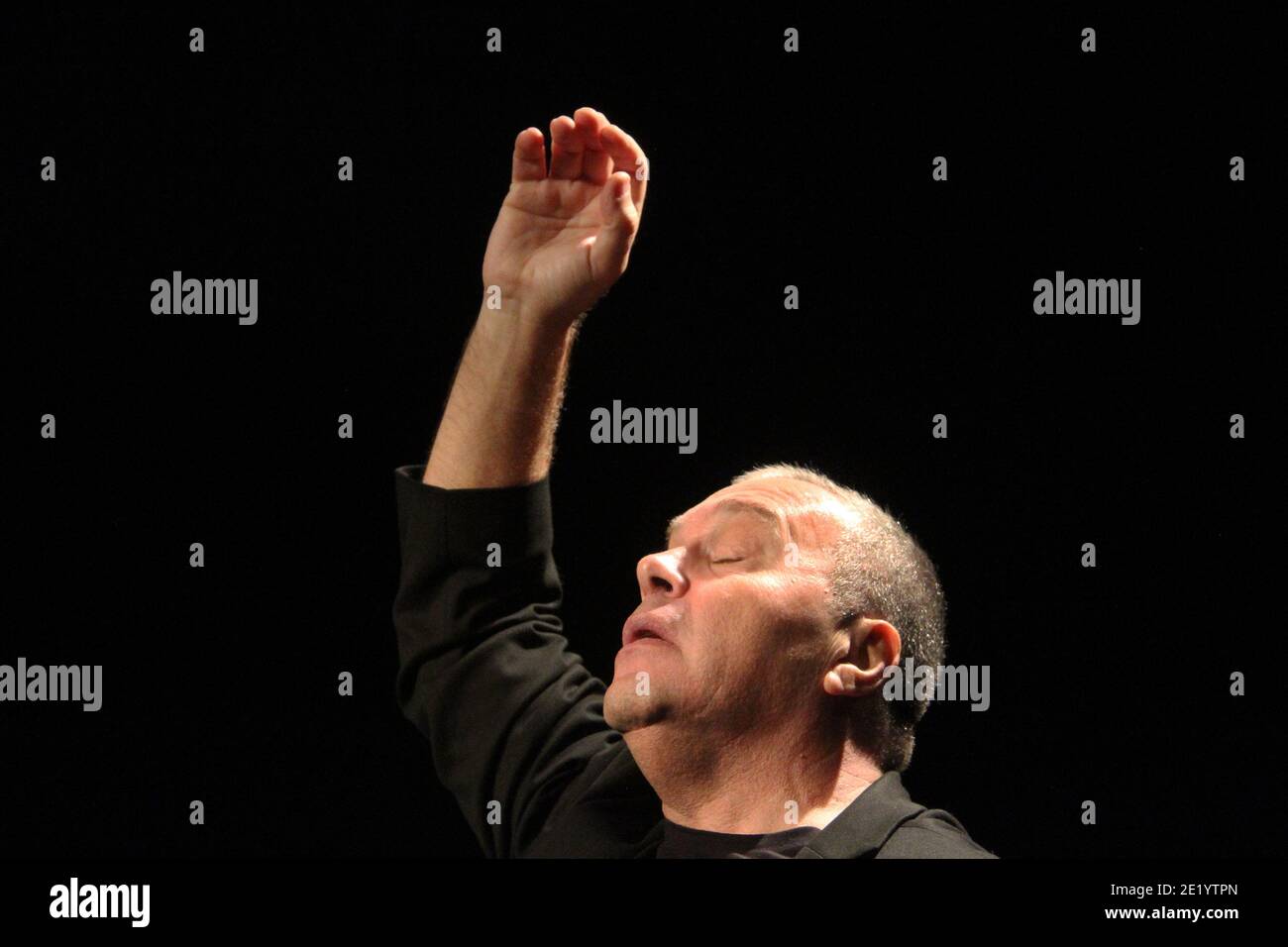 The Romanian actor Constantin Chiriac during a performance Stock Photo ...