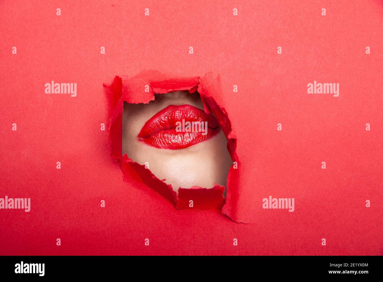 Torn paper face hi-res stock photography and images - Alamy