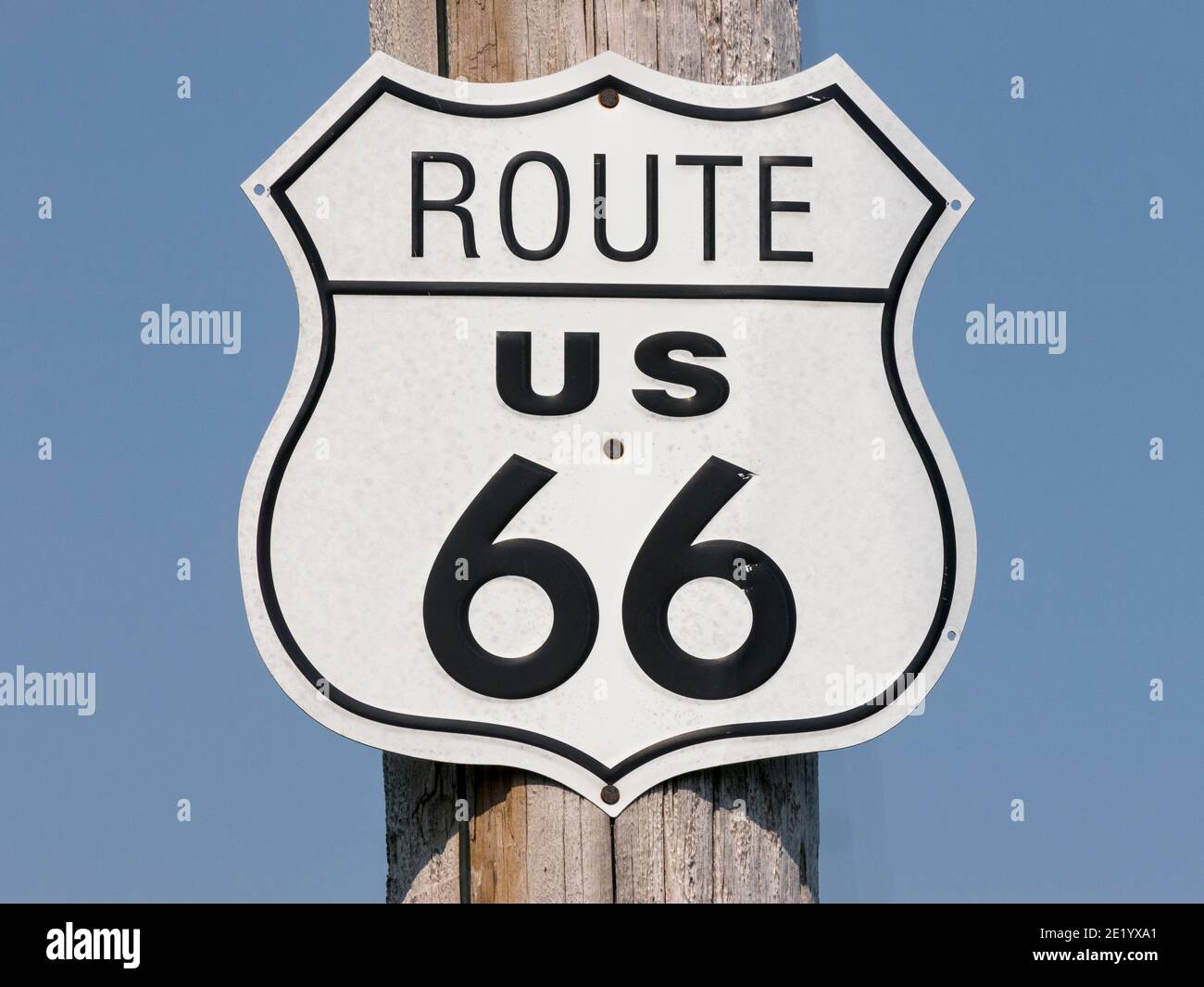 A sign for historic Route 66 in Missouri Stock Photo - Alamy