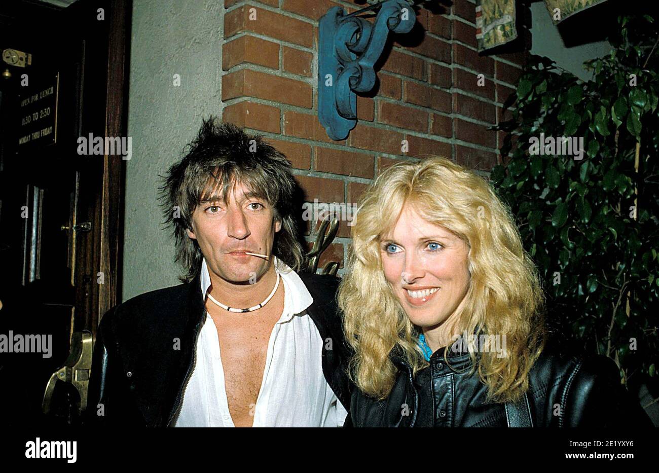 Rod Stewart And Alana Stewart 1983 Credit: Ralph Dominguez/MediaPunch ...