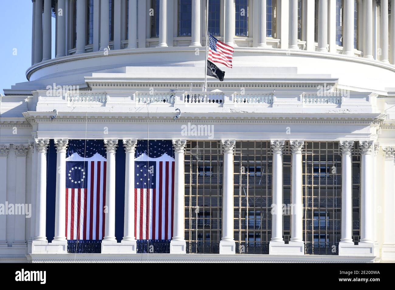 January 6 capitol flags hi-res stock photography and images - Alamy