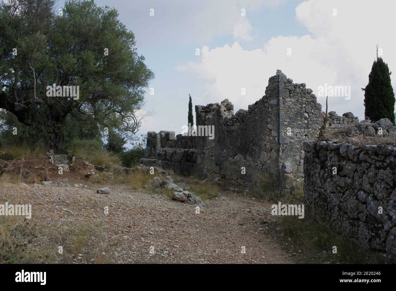 The legendary school and home of the ancient poet Homer (author Odysea ...