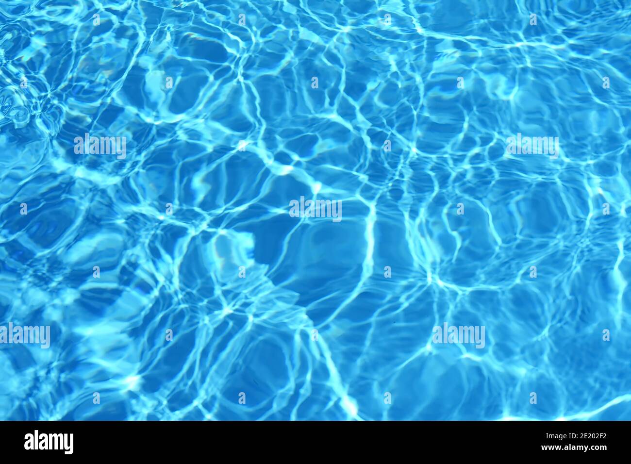 Surface of blue swimming pool,background of water in swimming pool ...