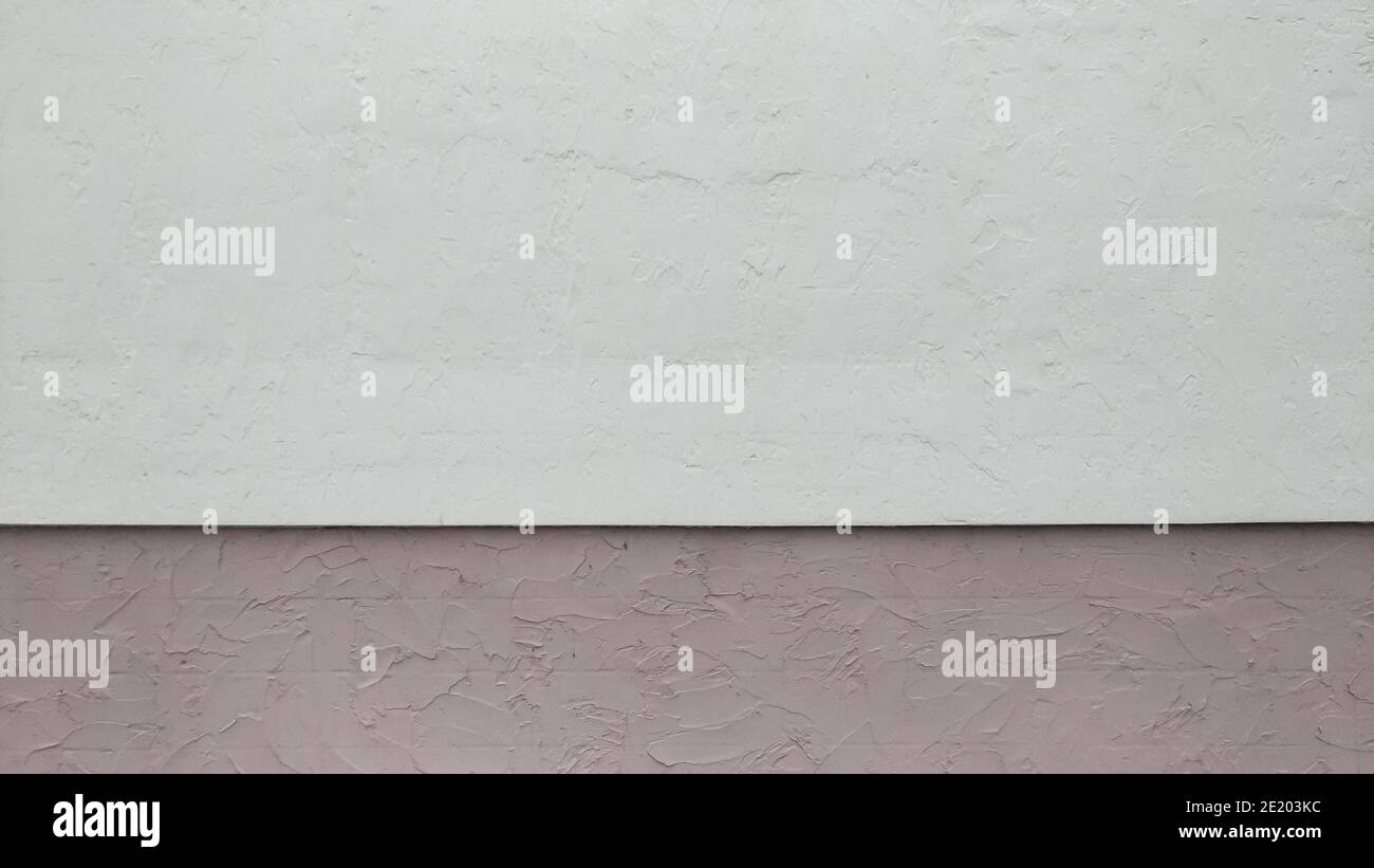 The texture of light plaster, broad strokes, two colors Stock Photo - Alamy