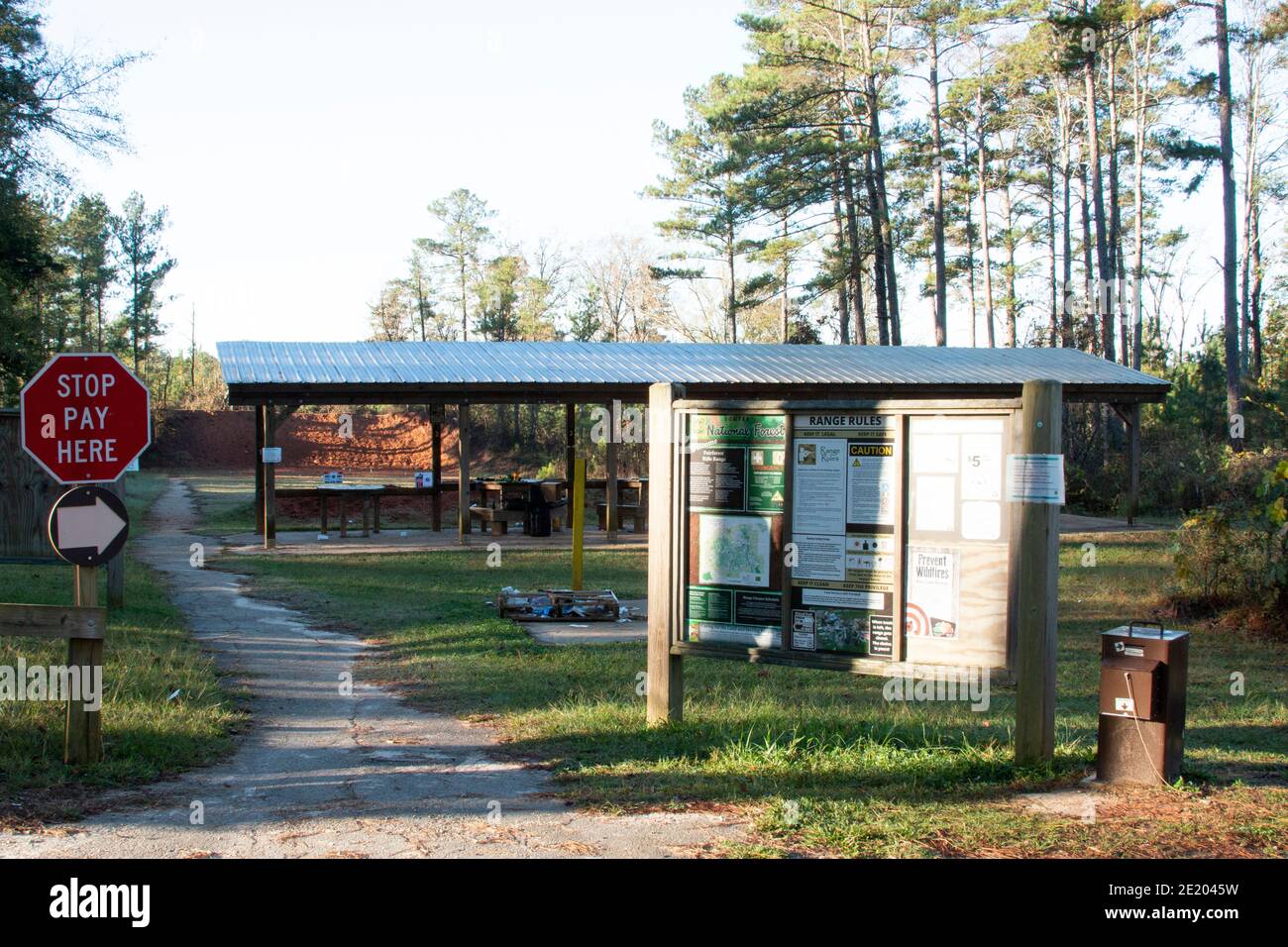 Fairforest Rifle Range near Union SC Stock Photo - Alamy