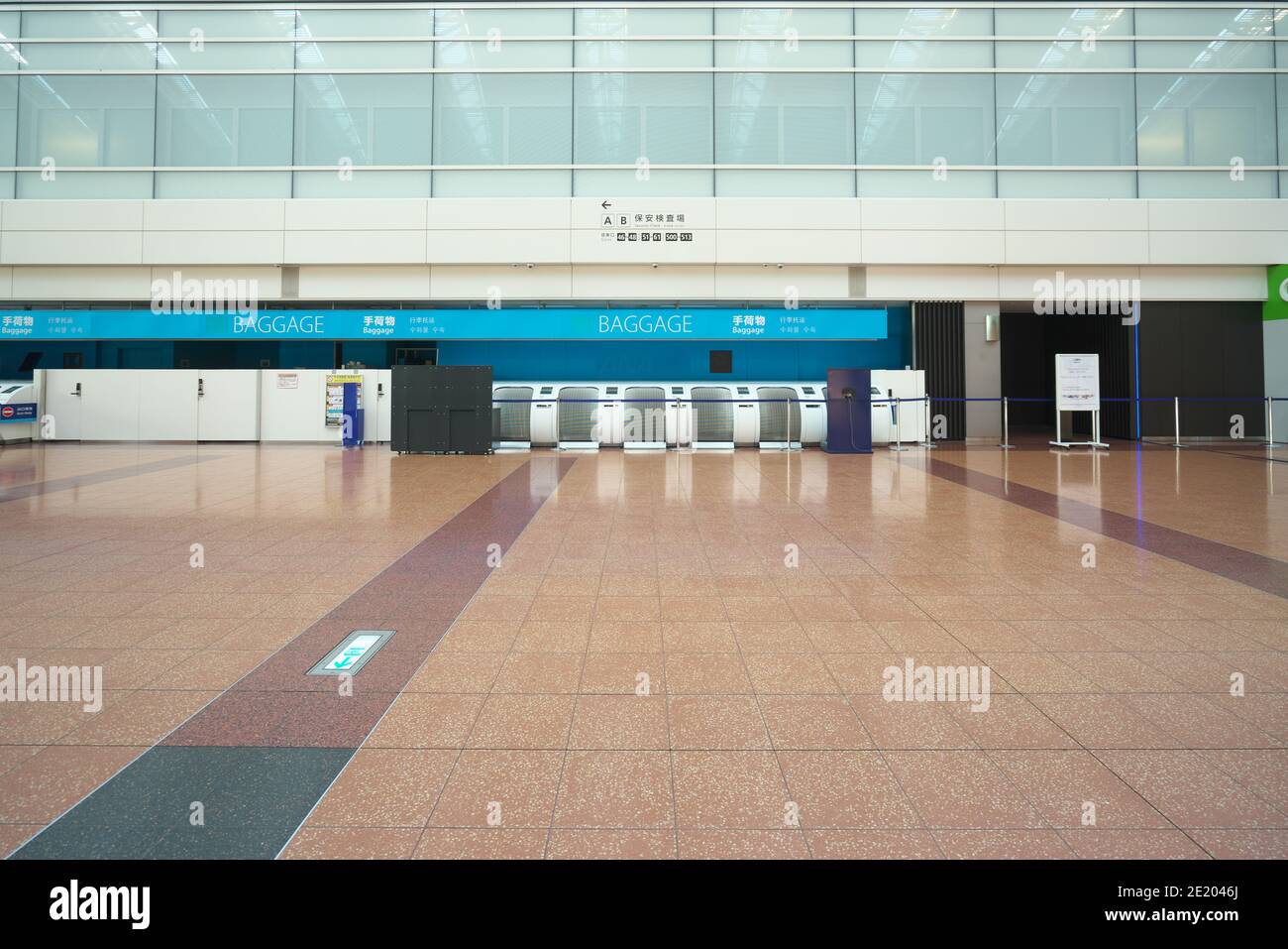 Tokyo, Japan-June 23, 2020: Haneda International Airport Terminal 2 ...
