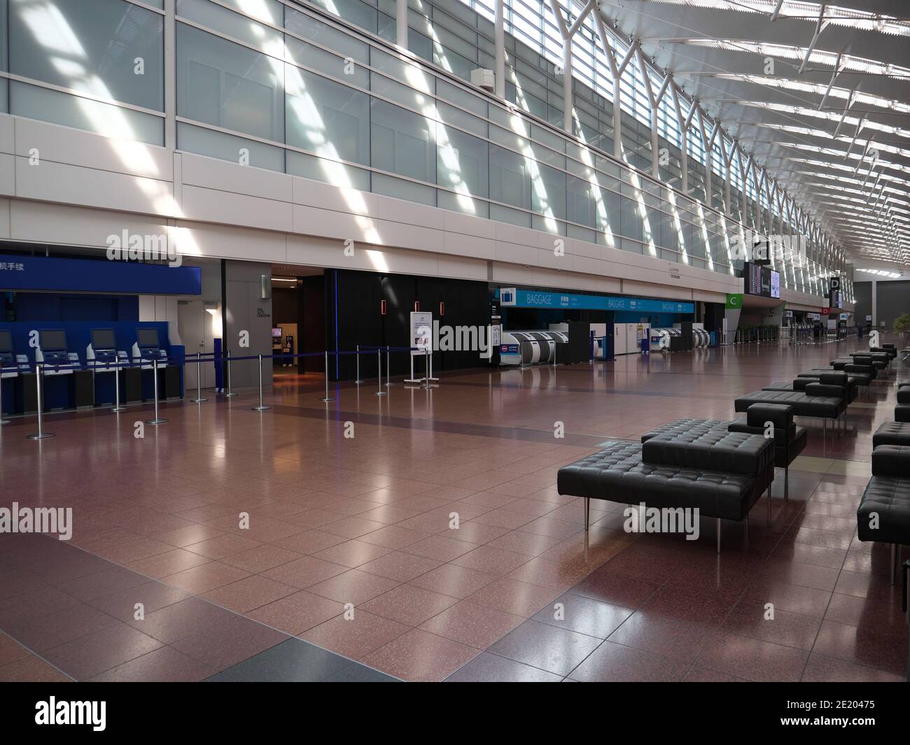 Tokyo, Japan-June 23, 2020: Haneda International Airport Terminal 2 ...