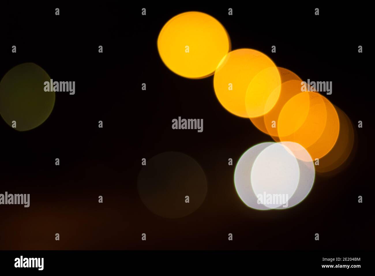 Abstract city Lights orange and white. Abstract image Stock Photo - Alamy