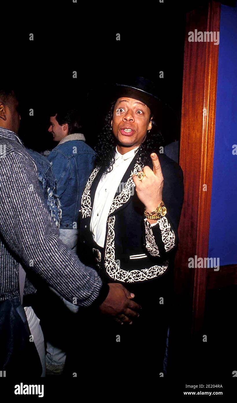 Rick James Credit: Ralph Dominguez/MediaPunch Stock Photo - Alamy