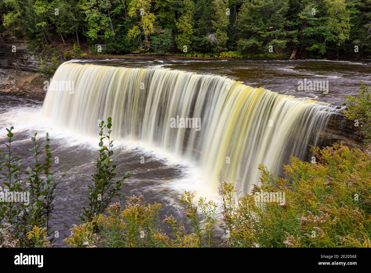 Tahquamenon Falls in the Upper Penninsula of Michigan Stock Photo - Alamy