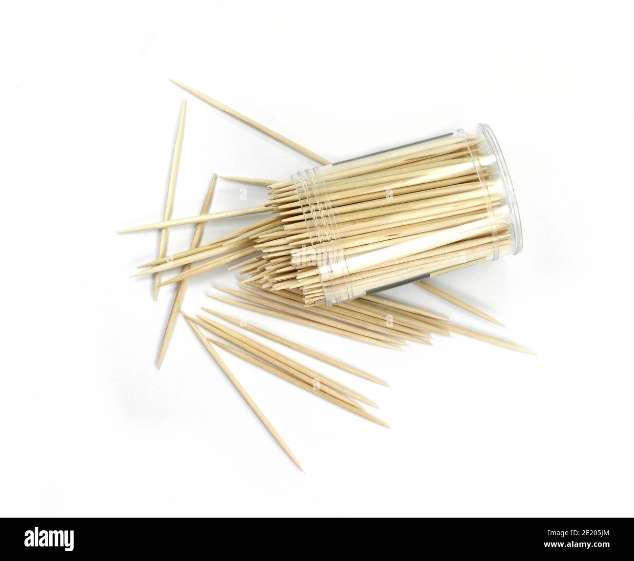 Wooden toothpicks isolated on white background Stock Photo - Alamy