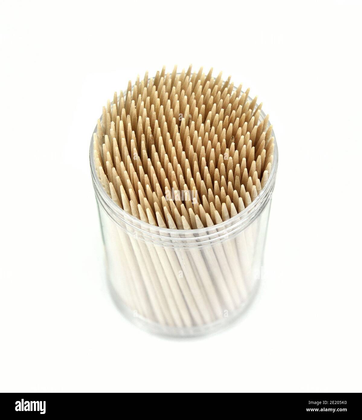 Wooden toothpicks isolated on white background Stock Photo - Alamy