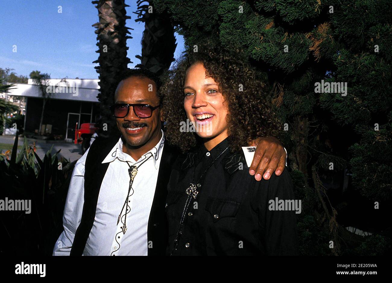Quincy Jones And Nea Jones Credit: Ralph Dominguez/MediaPunch Stock ...