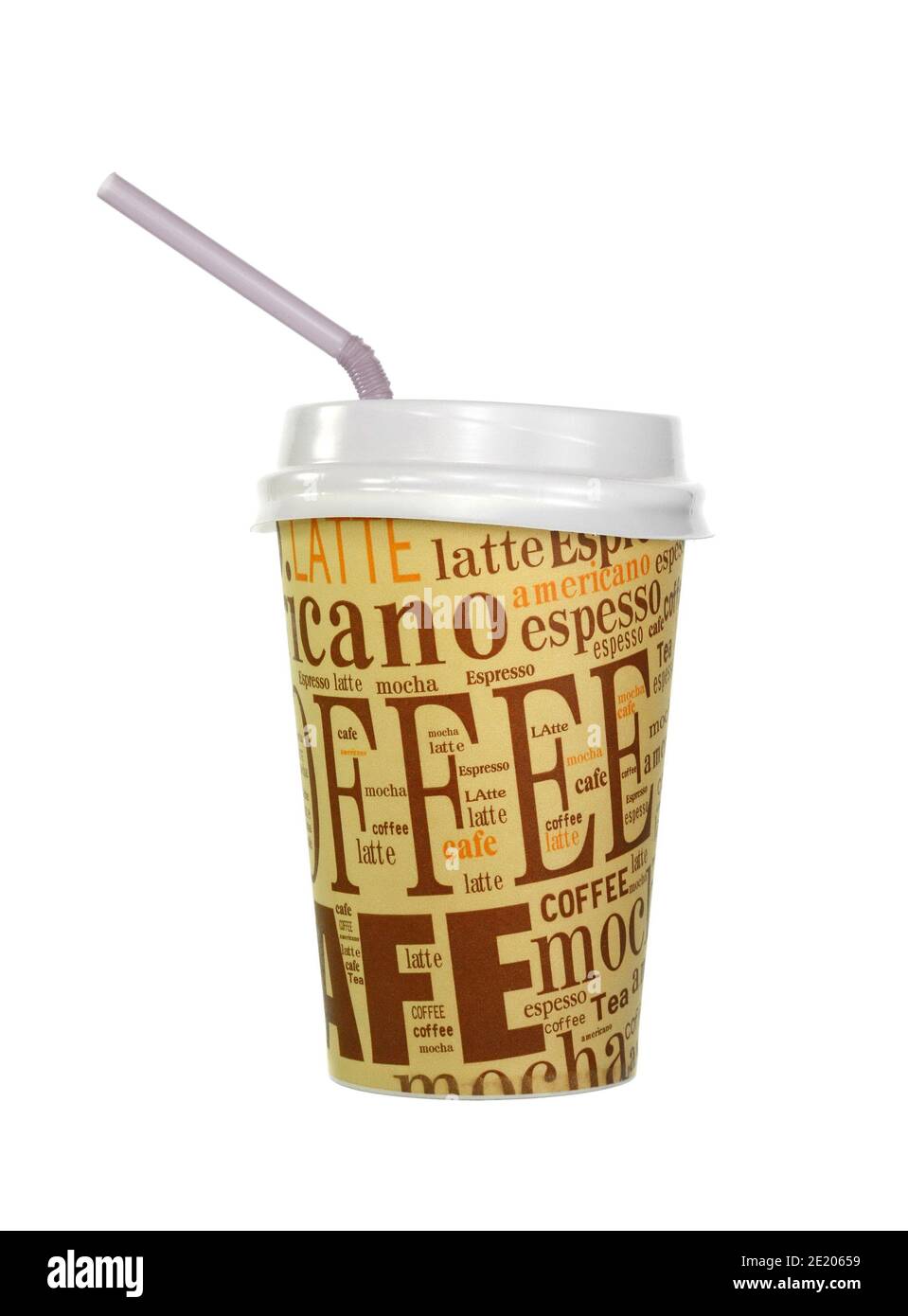 coffee cup isolate on white Stock Photo - Alamy