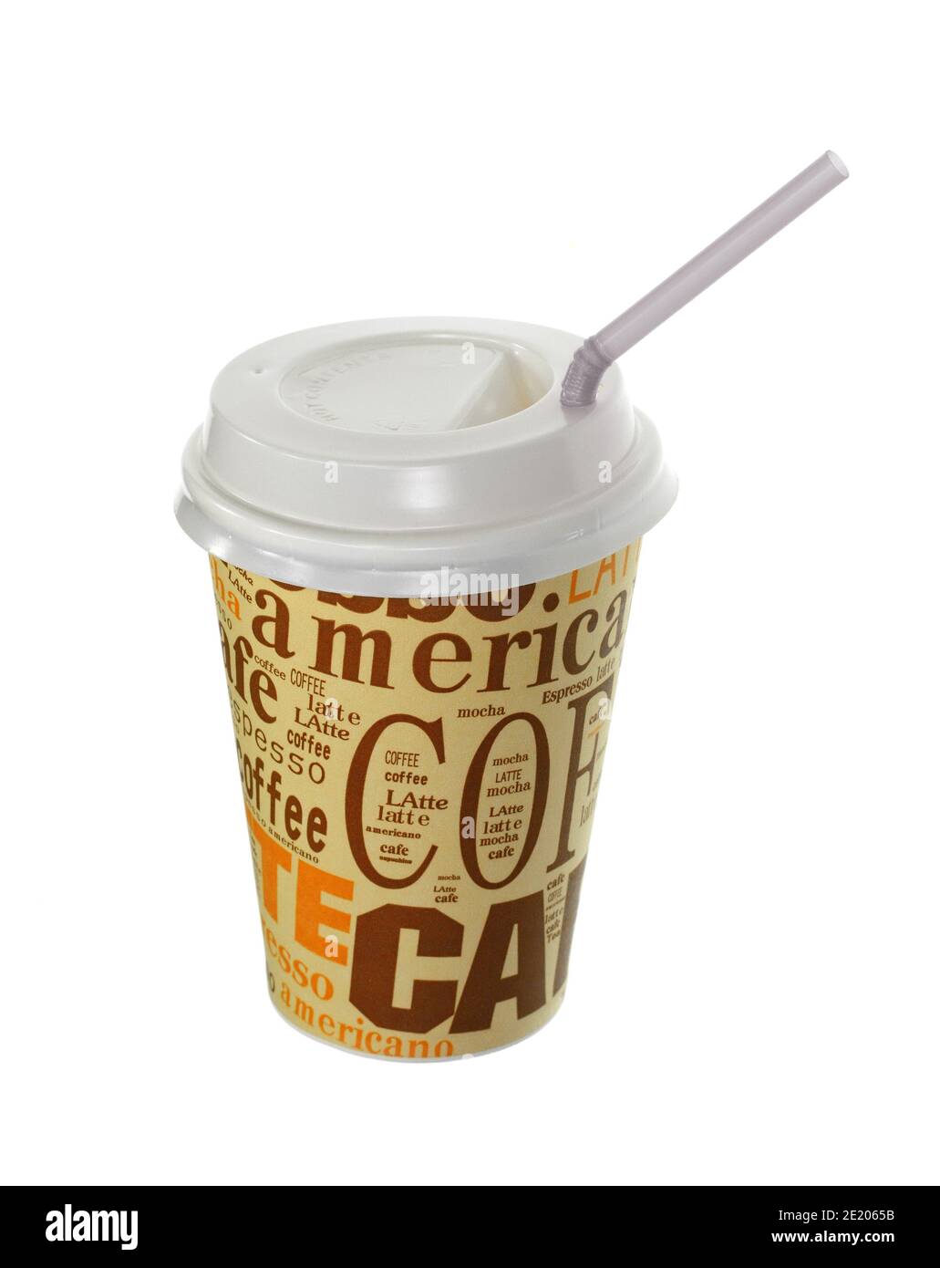 coffee cup isolate on white Stock Photo - Alamy