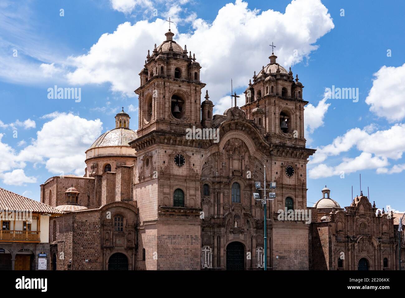 Cusco Cathedral is located in the city of Cusco in the Peruvian Andes ...
