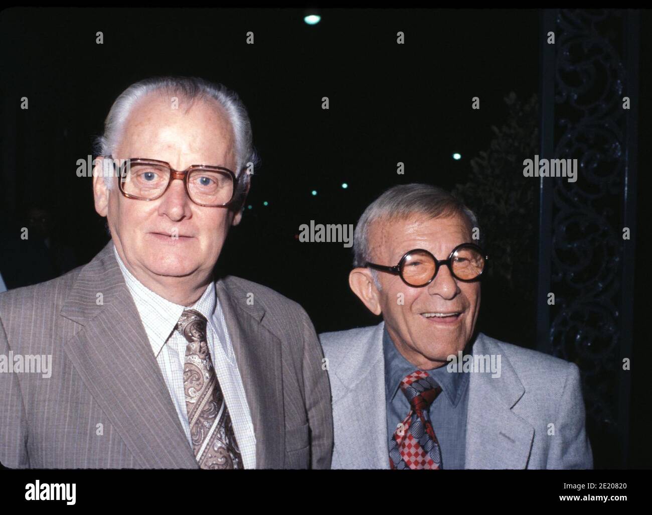 Art Carney And George Burns 1979 Credit: Ralph Dominguez/MediaPunch ...