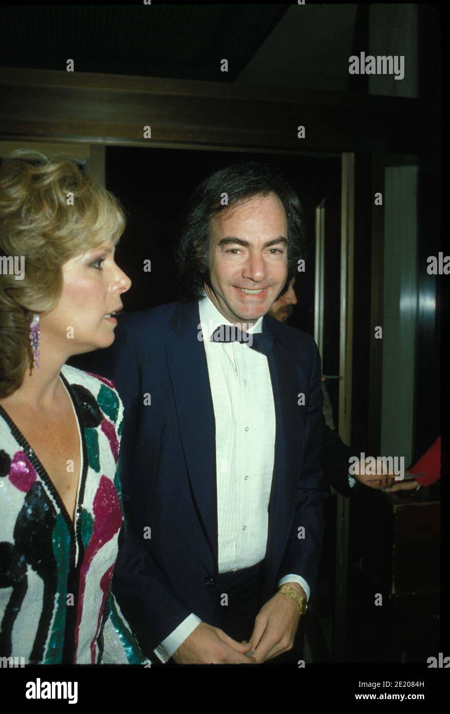 E8669 1983 Neil Diamond AND WIFE Credit: Ralph Dominguez/MediaPunch ...