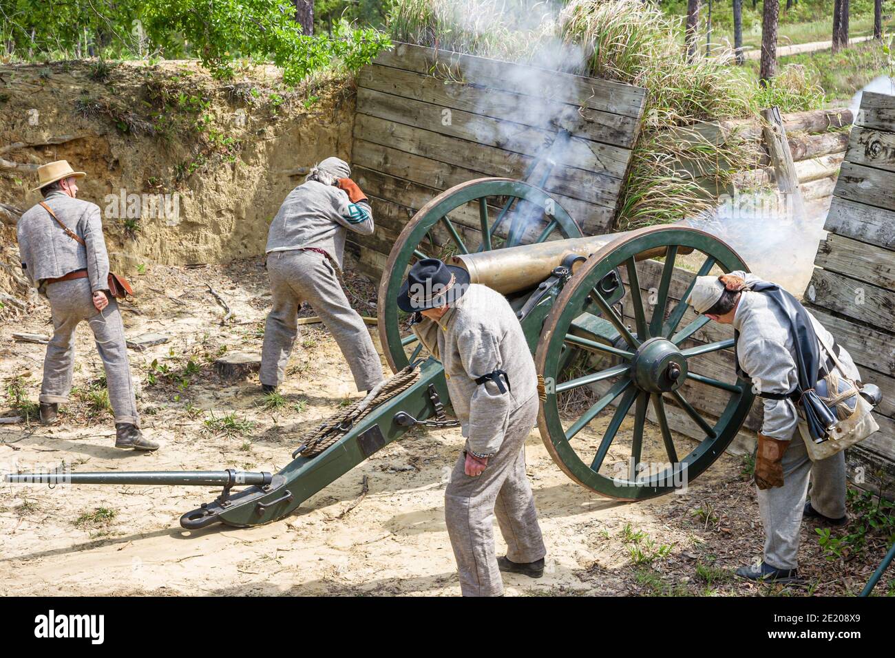 Alabama Historic Blakeley State Park Civil War reenactment,Battle of ...