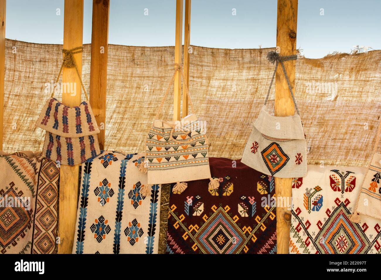 Traditional turkish handmade bags Stock Photo - Alamy