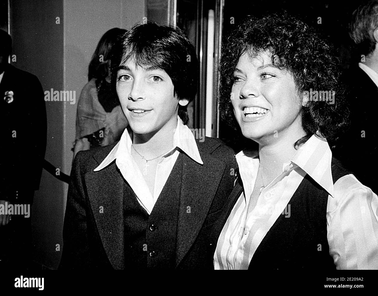 Scott Baio And Erin Moran Credit Ralph Dominguez Mediapunch Stock