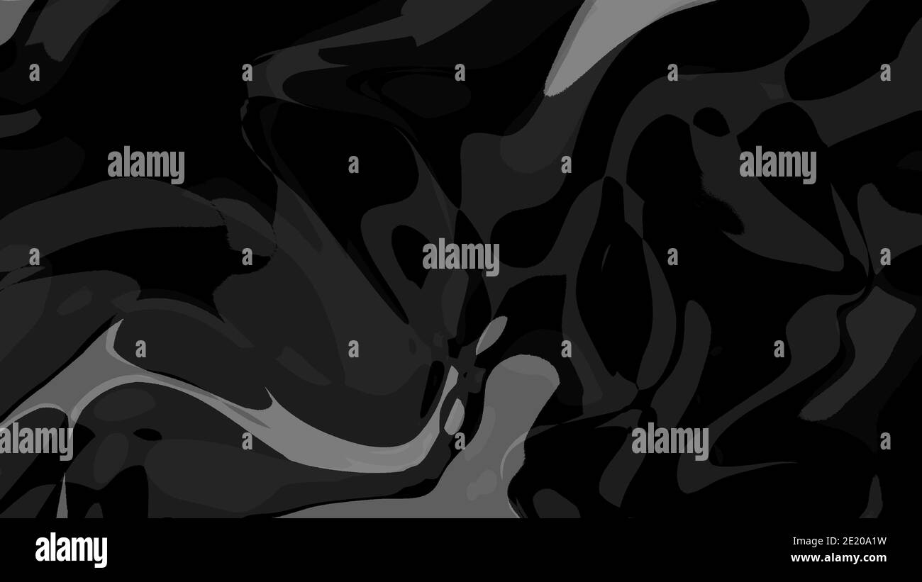 Black and White, Abstract liquify effect background, Marble pattern ...