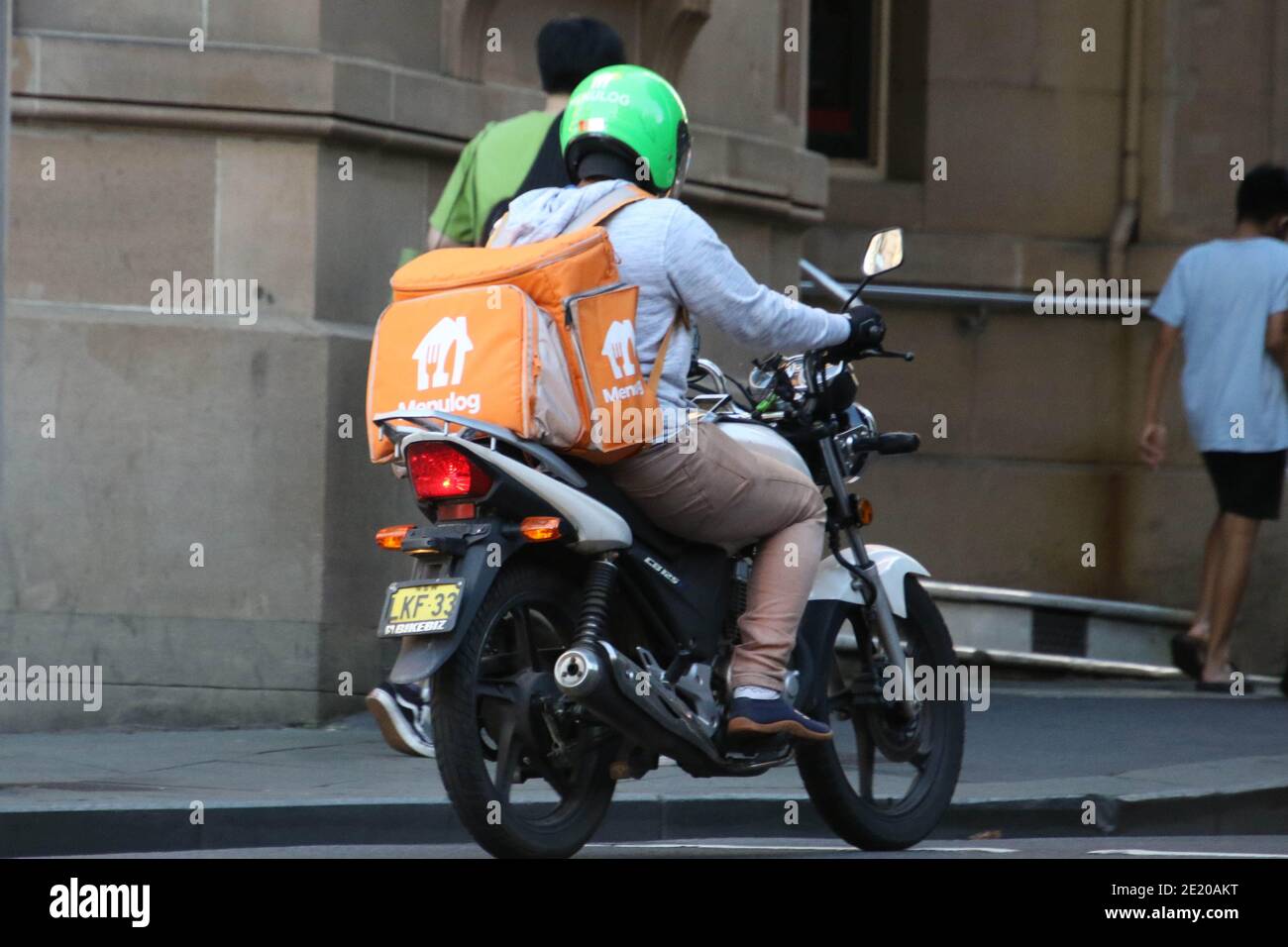 Menulog hi-res stock photography and images - Alamy