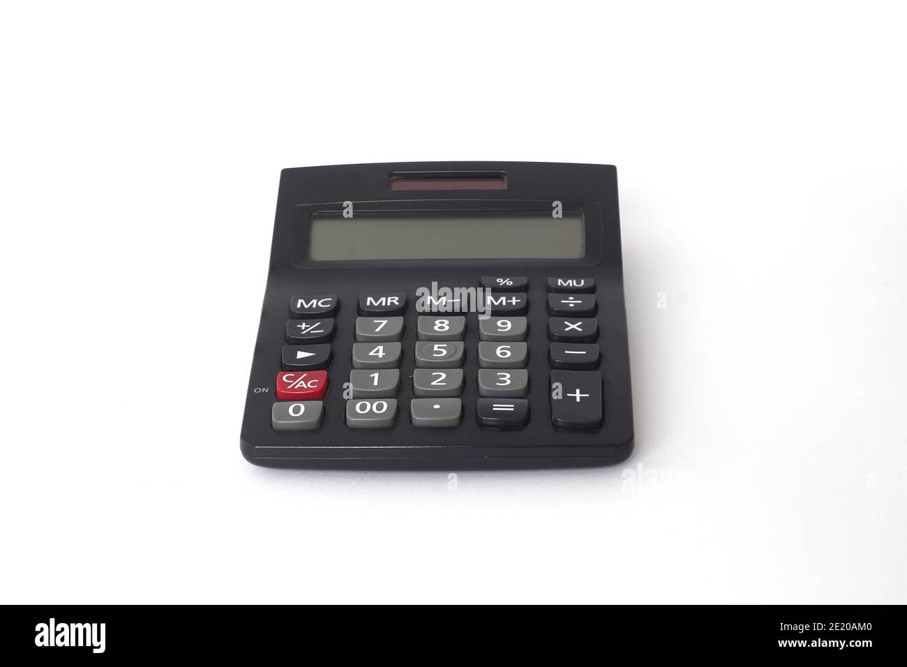 calculator isolated on white background Stock Photo - Alamy
