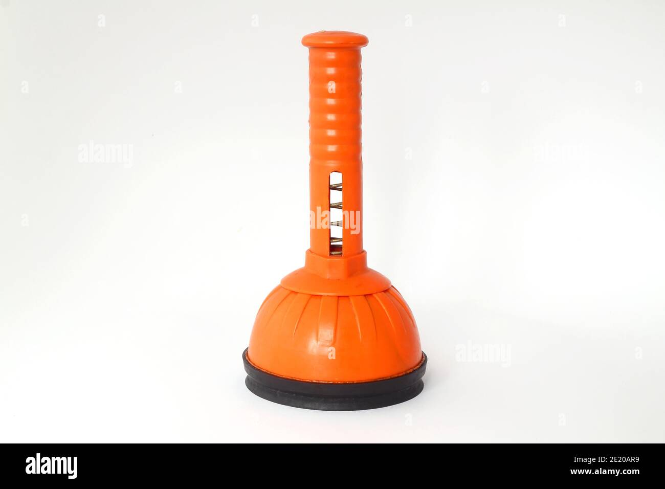 orange water pump isolated on white background Stock Photo - Alamy