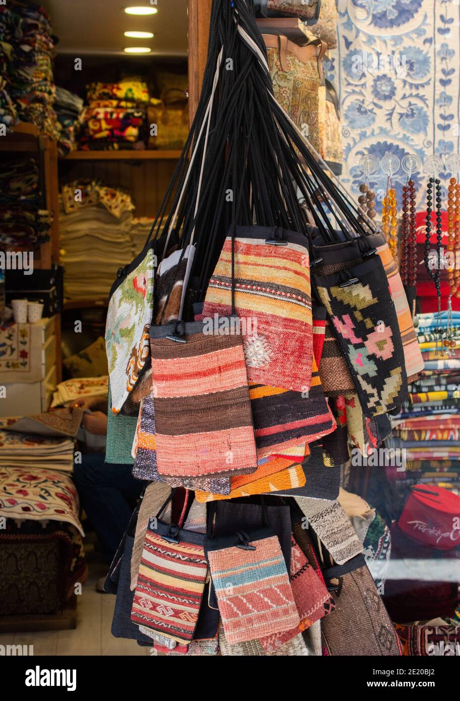 Traditional turkish handmade bags Stock Photo - Alamy