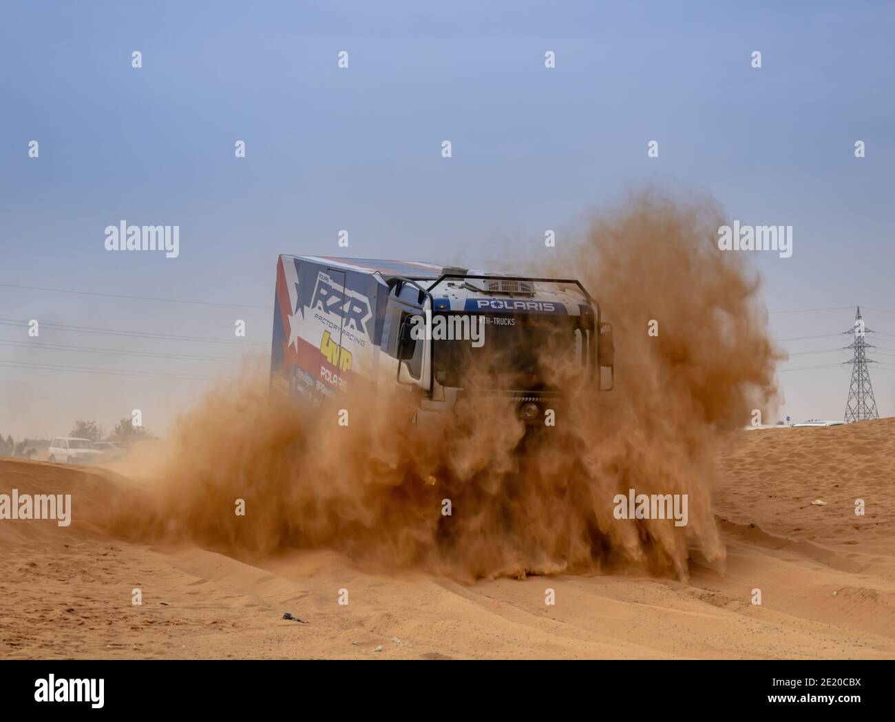 Horimlaa, Saudi Arabia - January 7, 2021: The MAN racing truck of X ...