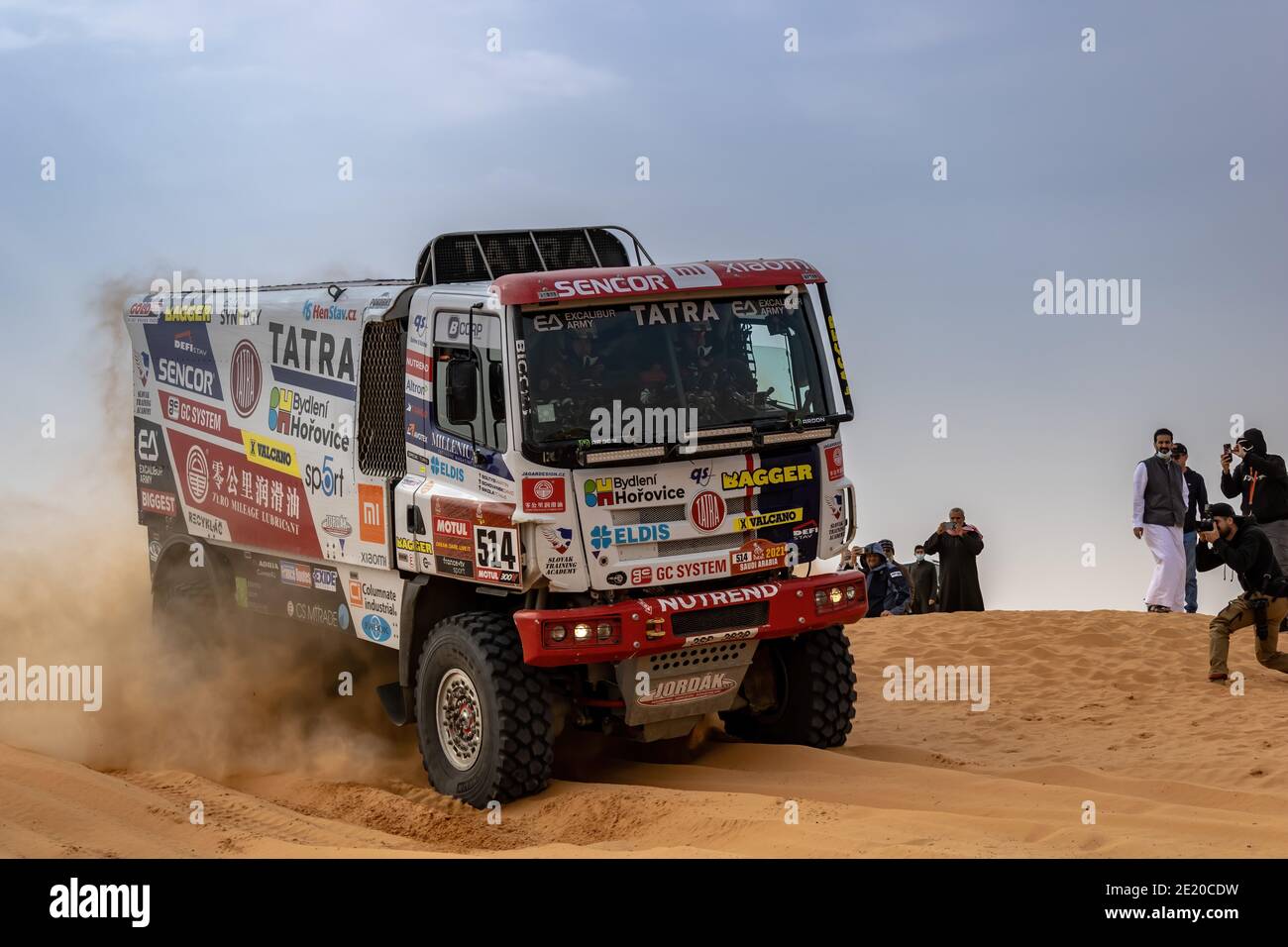 Horimlaa, Saudi Arabia - January 7, 2021: Tatra racing truck of Team ...
