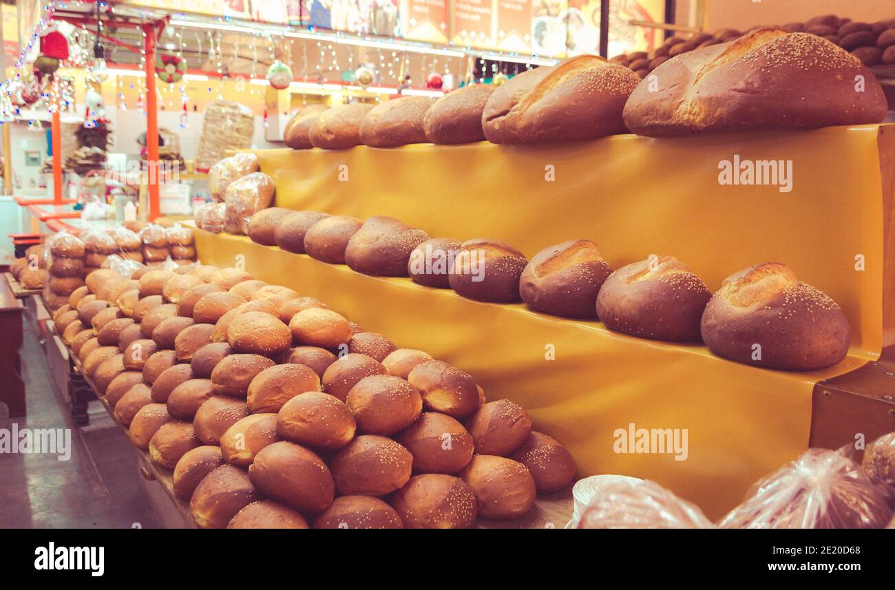 Traditional hand made bread Stock Photo - Alamy