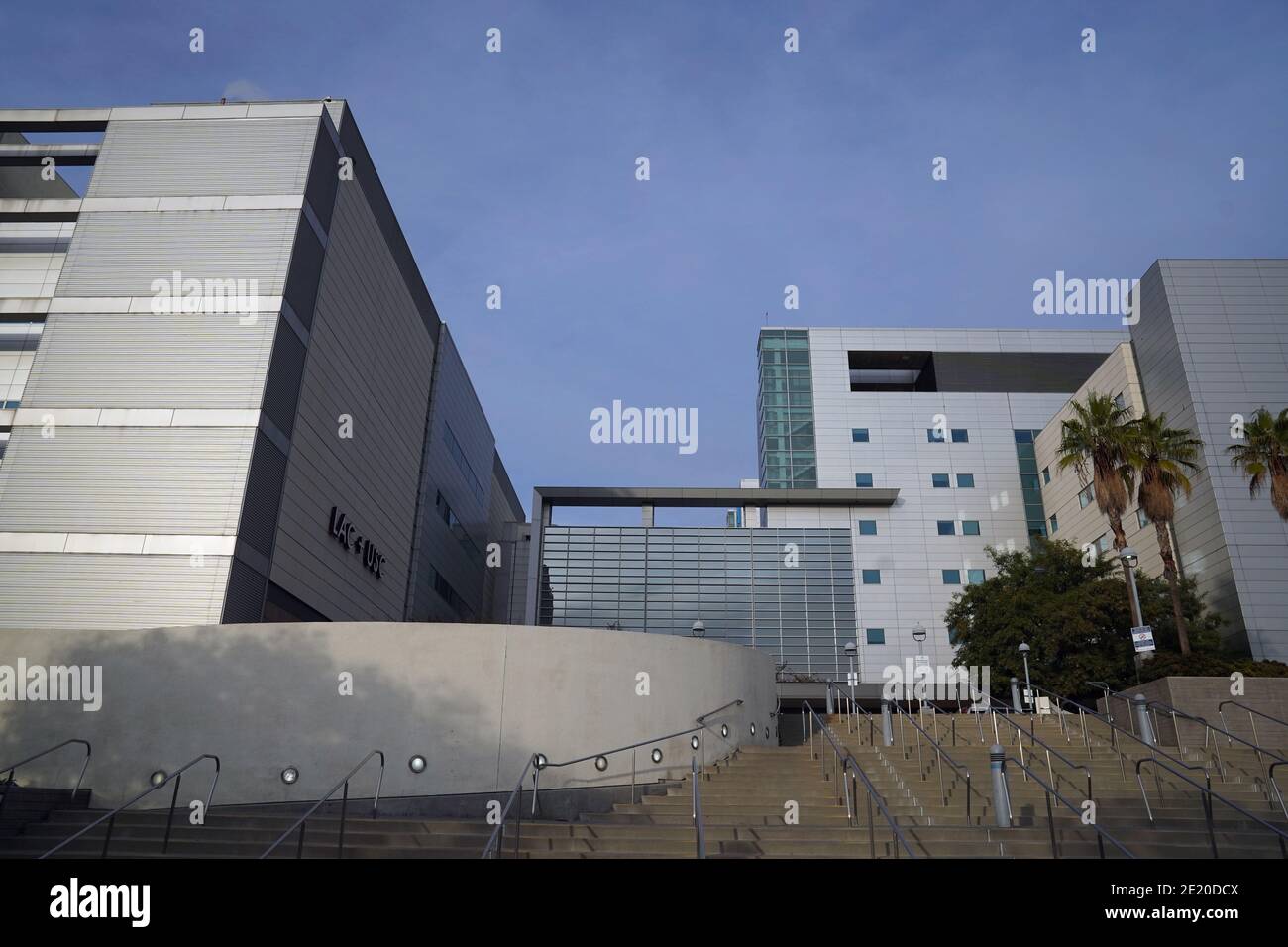 A general view of the Los Angeles County-USC Medical Center hospital ...