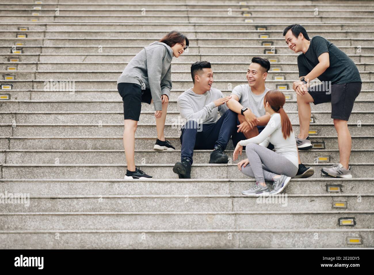 Activity around athlete hi-res stock photography and images - Alamy