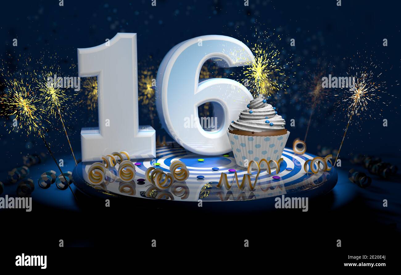 16th birthday background hi-res stock photography and images - Alamy