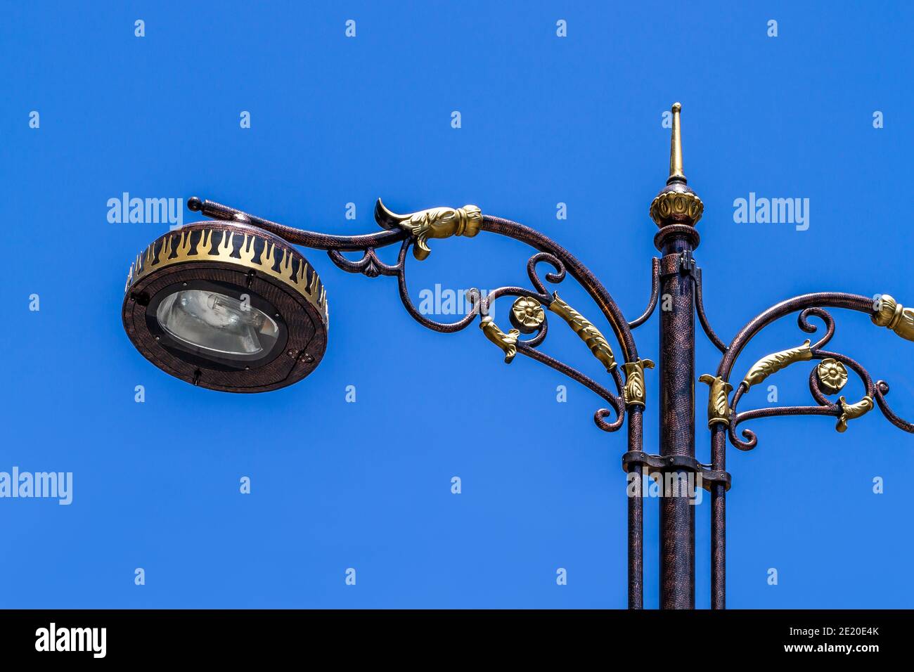 vintage street lights in Istanbul city Stock Photo - Alamy