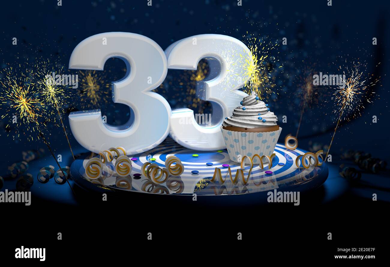 Happy birthday 33 hi-res stock photography and images - Alamy