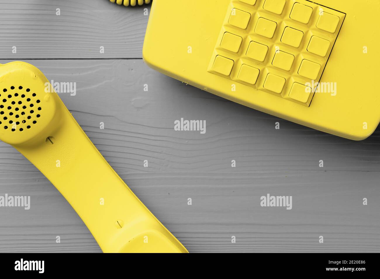 Gray old landline telephone hi-res stock photography and images - Alamy