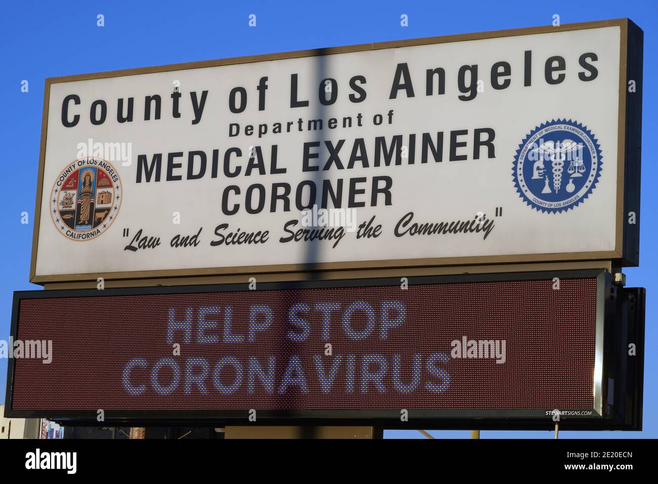 Department coroner county los angeles hi-res stock photography and images - Alamy