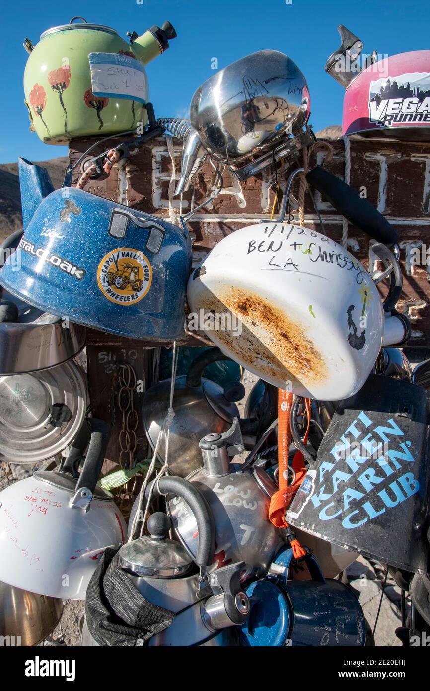 Teakettle Junction is a landmark in Death Valley National Park which ...