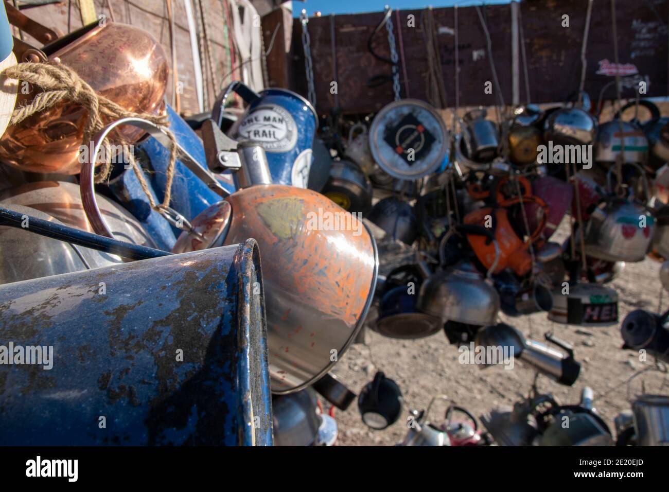 Teakettle Junction is a landmark in Death Valley National Park which ...