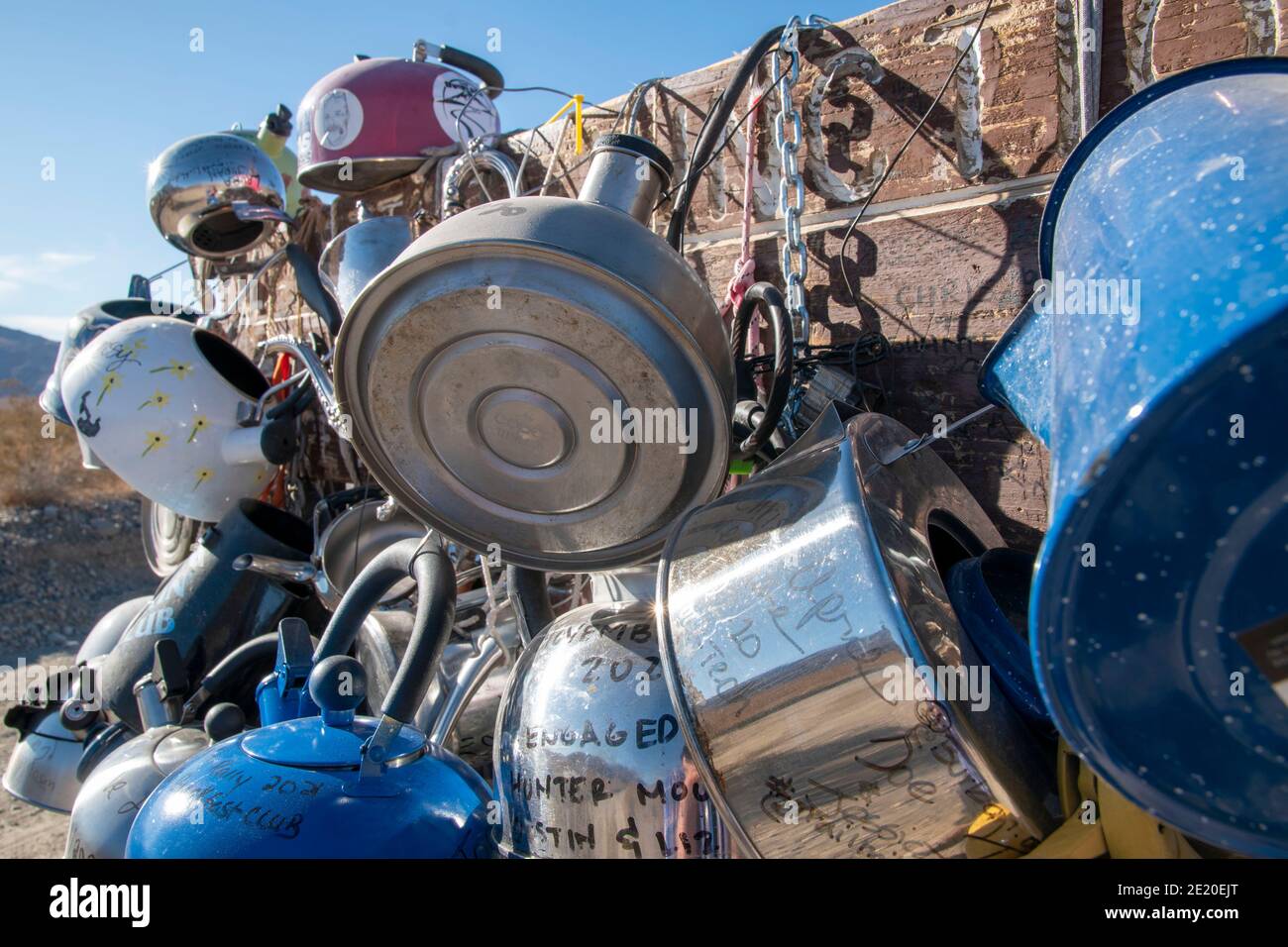 Teakettle Junction is a landmark in Death Valley National Park which ...