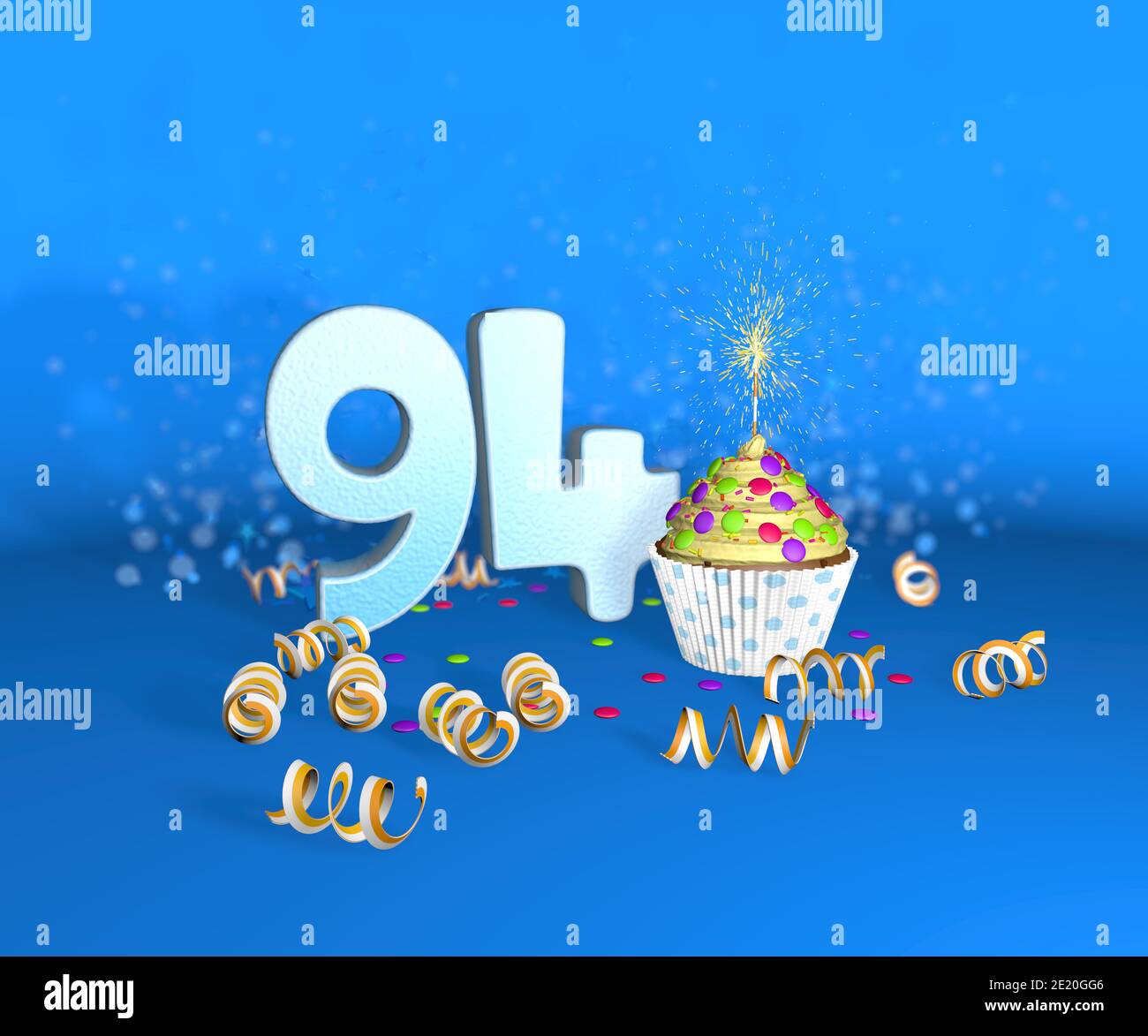 3d number 94 hi-res stock photography and images - Alamy
