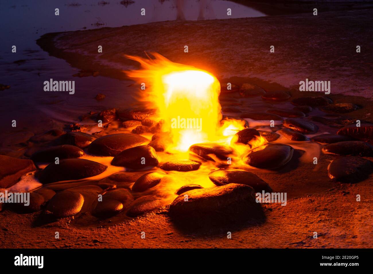 Methane burn burning hi-res stock photography and images - Alamy