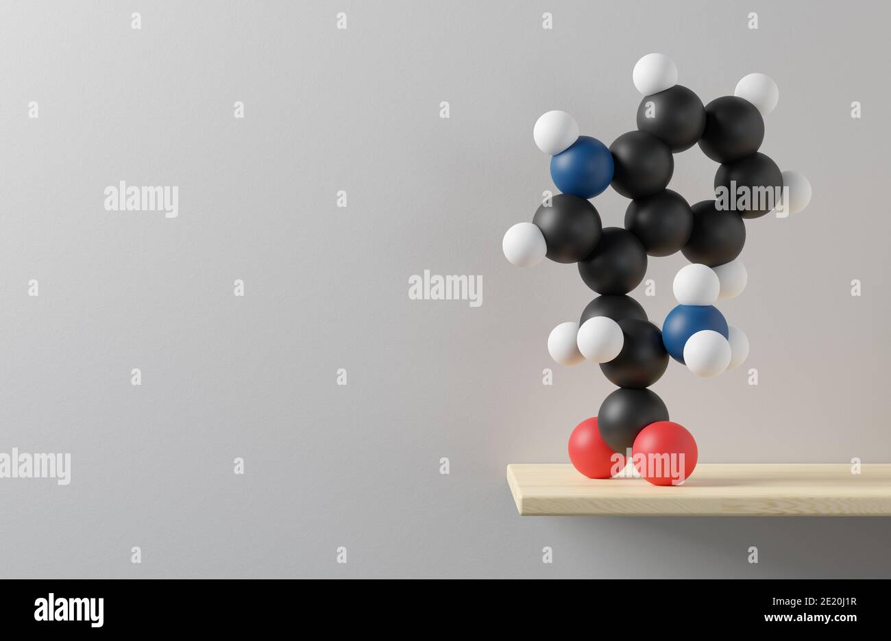 Tryptophan trp amino acid molecular hi-res stock photography and images ...