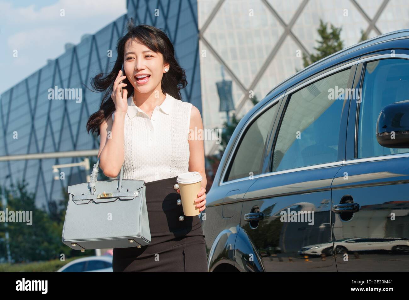 Call business women Stock Photo - Alamy