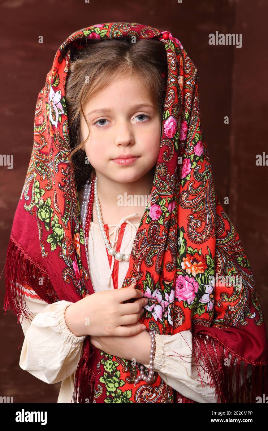 Russian girl 10 years hi-res stock photography and images - Alamy